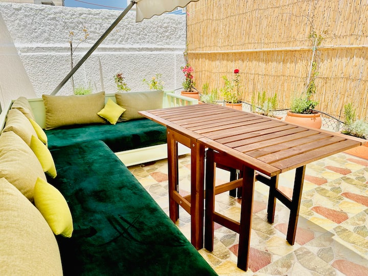 Maison Bouganville Avec Terrasse Côté De La Plage - Martil