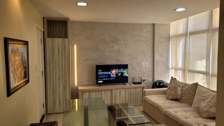 Apartamento 100% Climatizado. Vista Mar, Piscina. - Recife