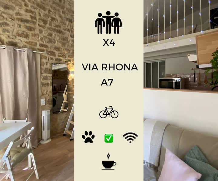 La Bergerie De Carmen - A7 & Viarhona - Pets Ok - Mornas