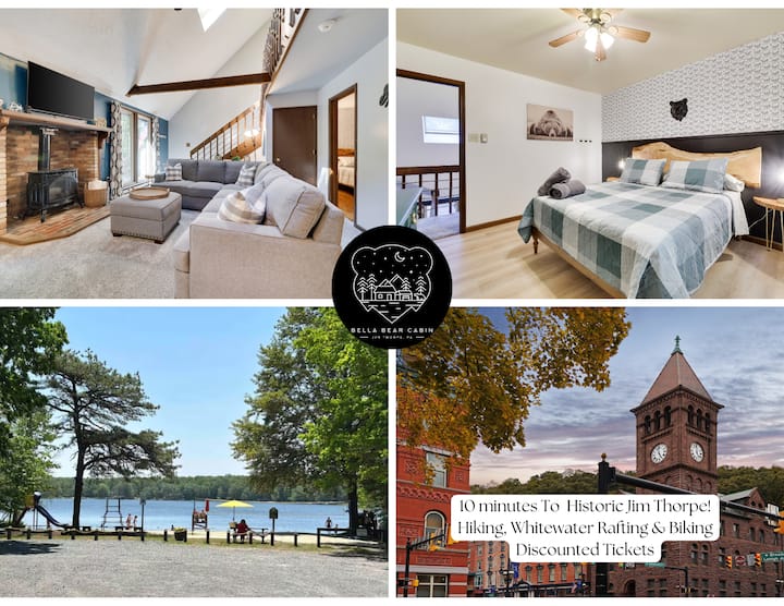 Charming Bear Theme Cabin Minutes To Jim Thorpe - Jim Thorpe, PA