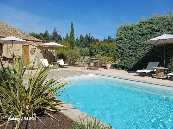 Mas à La Campagne Avec Piscine - Cavaillon
