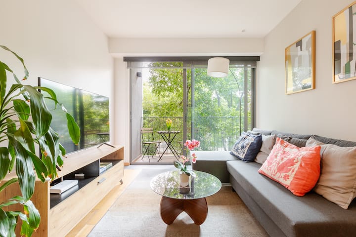 Taman Condesa Apt: Balcony, Gym+lap Lane & Rooftop - Mexico City