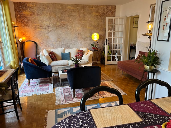 Family Apt 3 Bdr Near Tour Eiffel 2 Bth + Parking - Paris