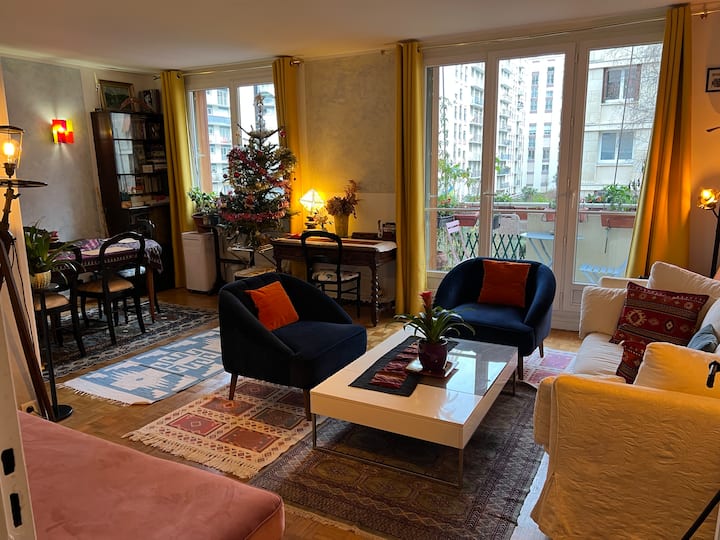 Family Apt 3 Bdr Near Tour Eiffel 2 Bth + Parking - Boulogne-Billancourt