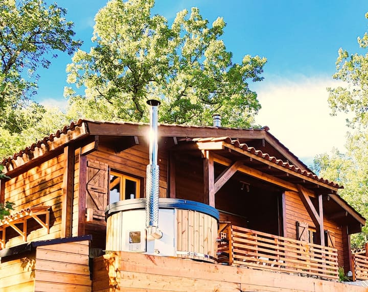 Chalet Marshall Avec Bain Nordique Sauna & Piscine - Cordes-sur-Ciel