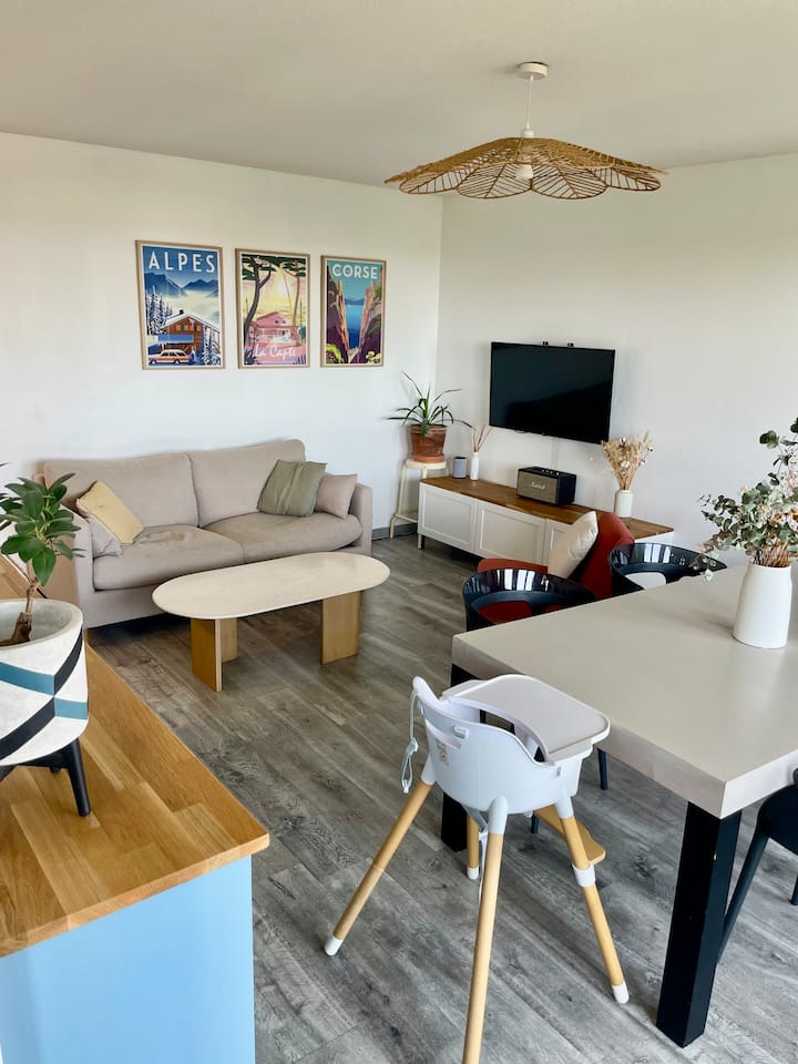 Bel Appartement Familial Dans Résidence Avec Parc - Lattes