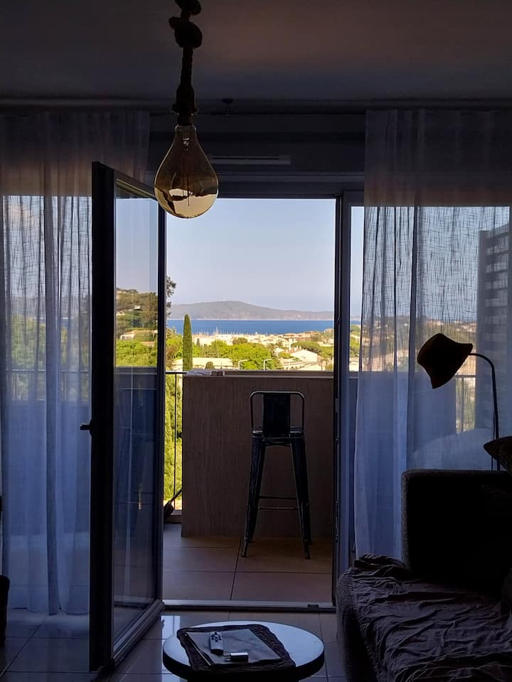 Lecosy Appart 43m2 Clim Vue Mer Golfe De St Tropez - Cavalaire-sur-Mer