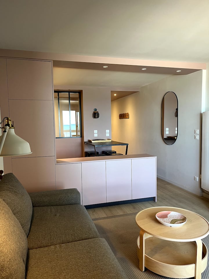 Pink Studio D'architecte, Avec Balcon Vue Océan - Biarritz