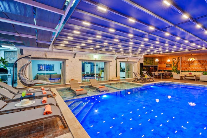 Sea View Villa Tolga For Rent In Kalkan. - Turkey