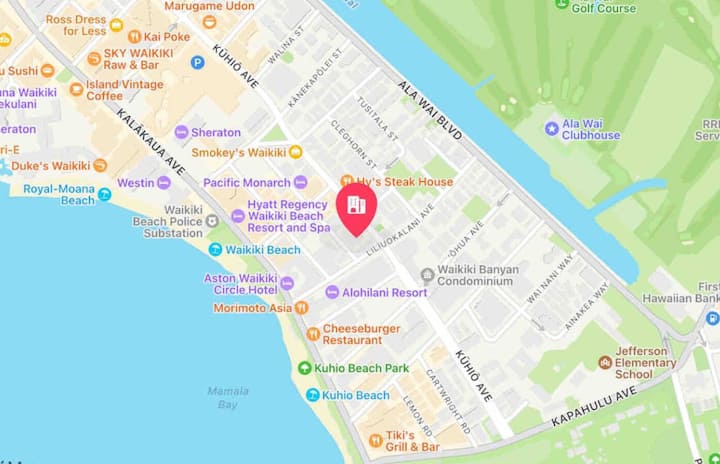 Waikiki Beach ,1bedroom ,Large Kitchen,free Prkg - Honolulu, HI