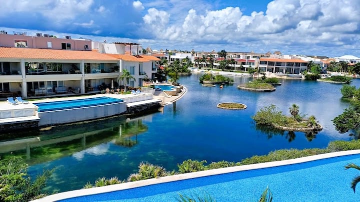 Bay Blue, Au Bord De L'eau, Lagune & Plage - Puerto Aventuras