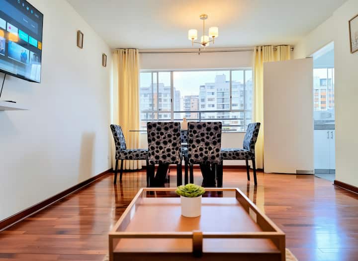 E°| Vista Javier Prado|4 Rooms | 2 Smart Tv 4b1206 - Lima