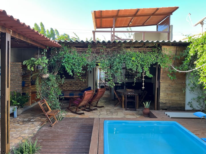 Casa Gostosa + Piscina + A/c + Perto Da Praia - São Miguel do Gostoso