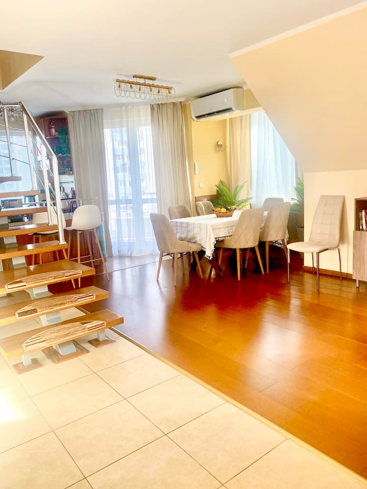 Spacious And Cozy Penthouse, 3 Bdr, Free Garage. - Sofia