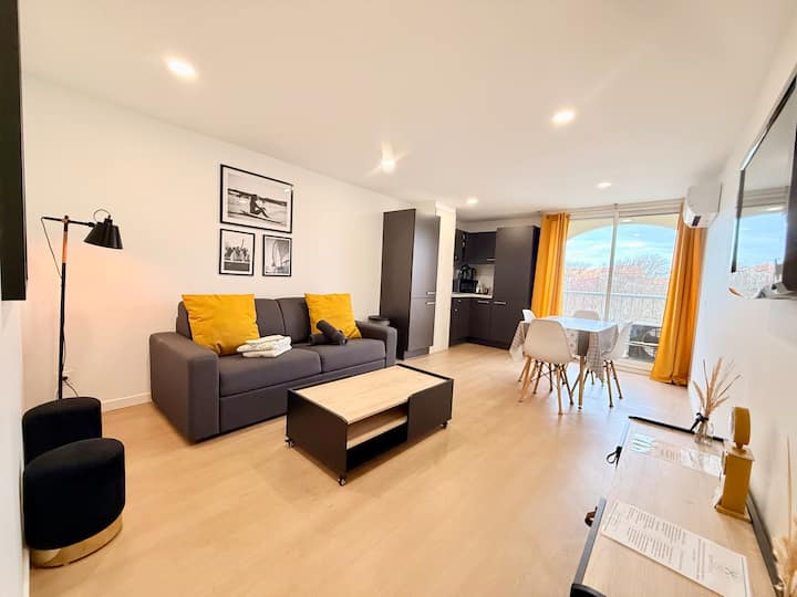 Cap D'agde T2-clim-parking- Falaises 100m - Agde