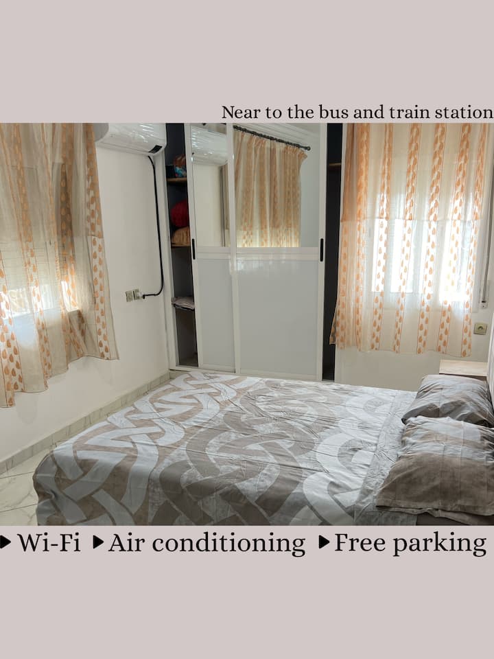 Apartment In Mezzanine Flore And Near To The Train - Taza