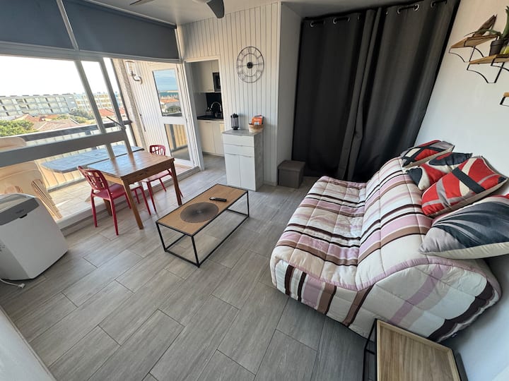 Plage à 200m - T2 Très Lumineux Avec Wifi Rapide - Port-la-Nouvelle