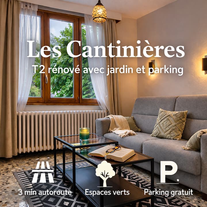 Les Cantinières T2 Rénové Avec Jardin & Parking - Saint-Chef