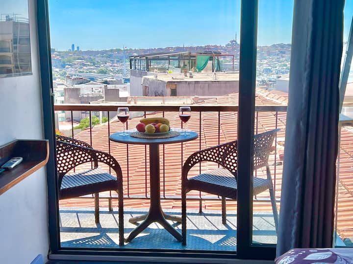 Cosy Studio/ Private Balcony/next To Galata Tower - Beykoz