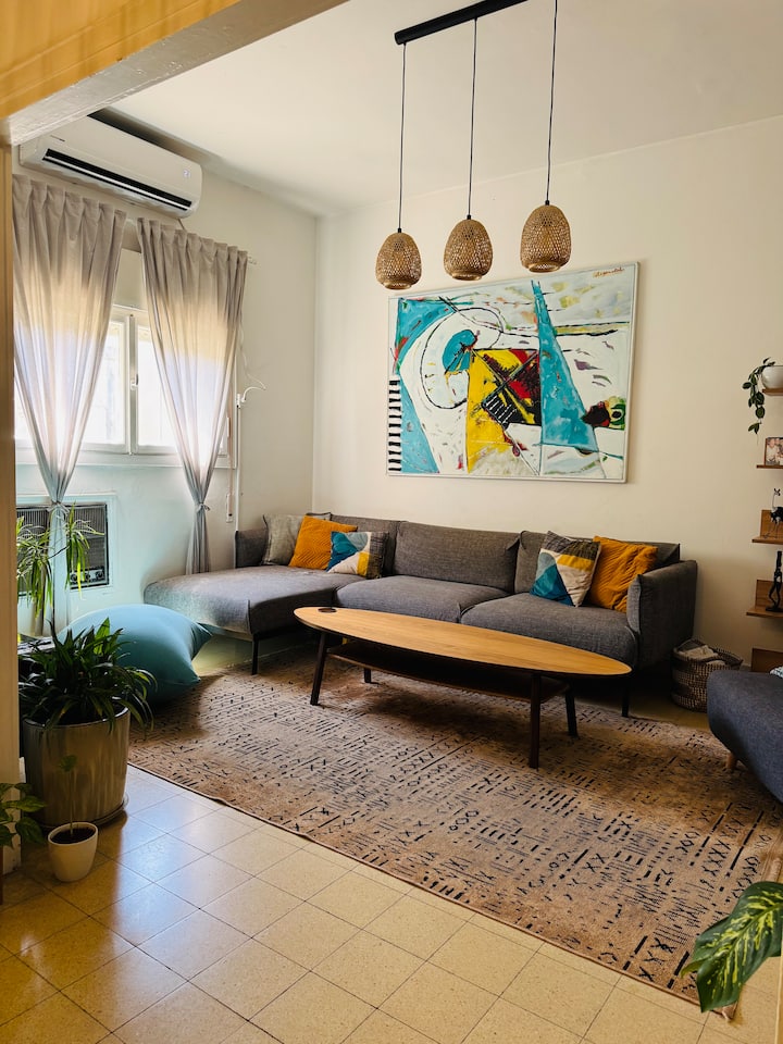 Chilled Vibe Flat In Old North Area Of Tel Aviv - Israel