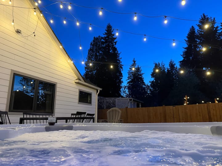 (Hot Tub & Ev) 3b2b Single Level House| King Bed | - Shoreline, WA