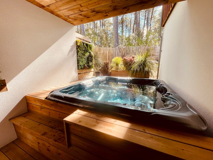 Appart Huppes, Jacuzzi, 500m Océan - Seignosse
