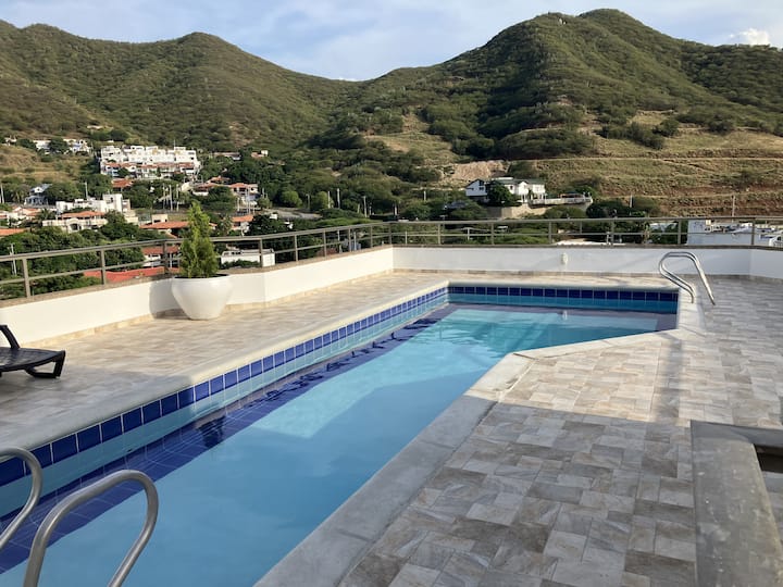 Family Getaway Rodadero, Pool, Terrace, Near Beach - Santa Marta