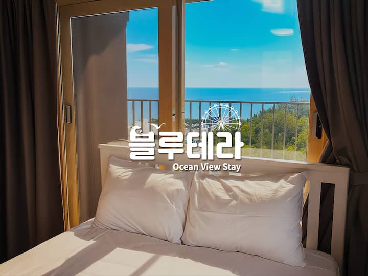 2.0 해돋이 오션뷰 · 해변도보7분 감성숙소 | 블루테라 파노라마 로얄 스위트 R1 - Sokcho-si