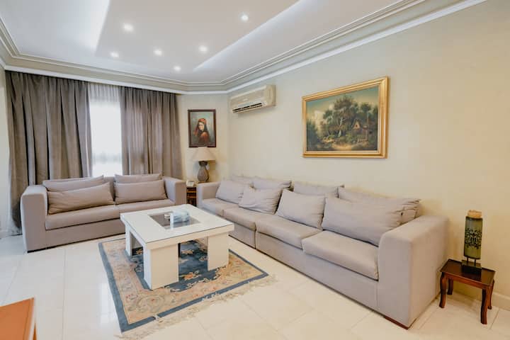 Relaxing 3br Apartment In El Mohandessin, Giza - Cairo