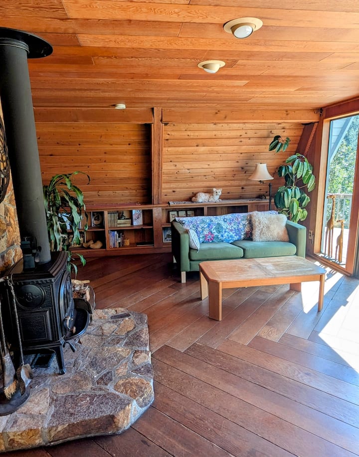 Unique A-frame Cabin - 'Deja Vu' - ブルッキングズ, OR