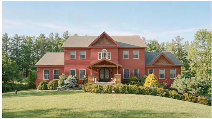 Luxury 5-br Mountain Estate 5-min To Okemo - Vermont