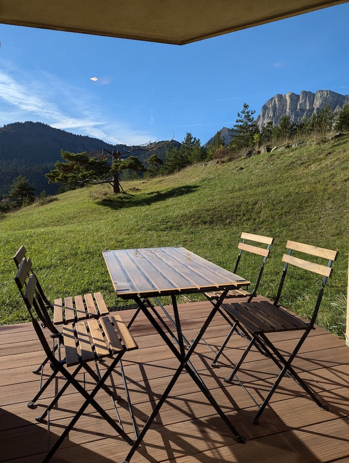 Appartement Les Cimes Avec Terrasse Et Jolie Vue - Gresse-en-Vercors
