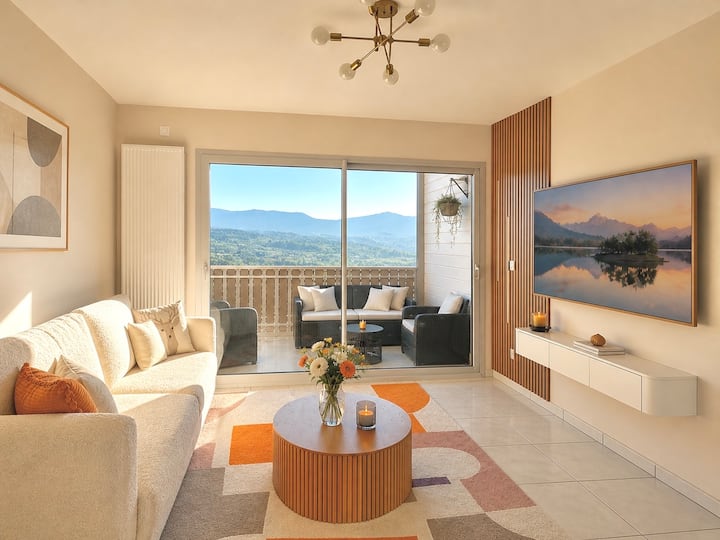 Appartement Avec Terrasse Et Vue Panoramique - Montmélian