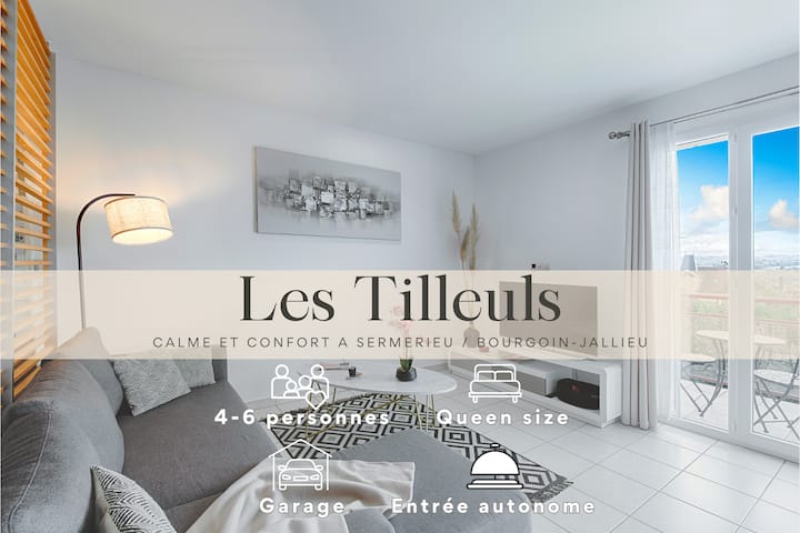 Les Tilleuls-calme&confort -3*-6 Pers-morestel - Morestel
