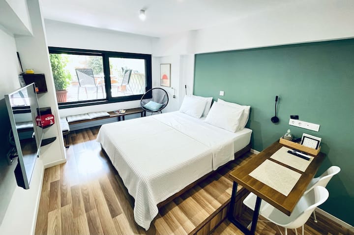 Minimalist Micro Apartment - Athens