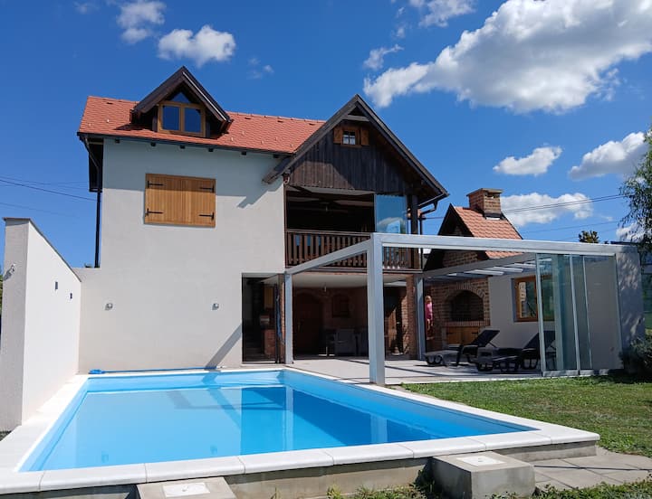 "Ruralna Kuća Na Brijegu" - Klet Sa Bazenom - Ivanić Grad