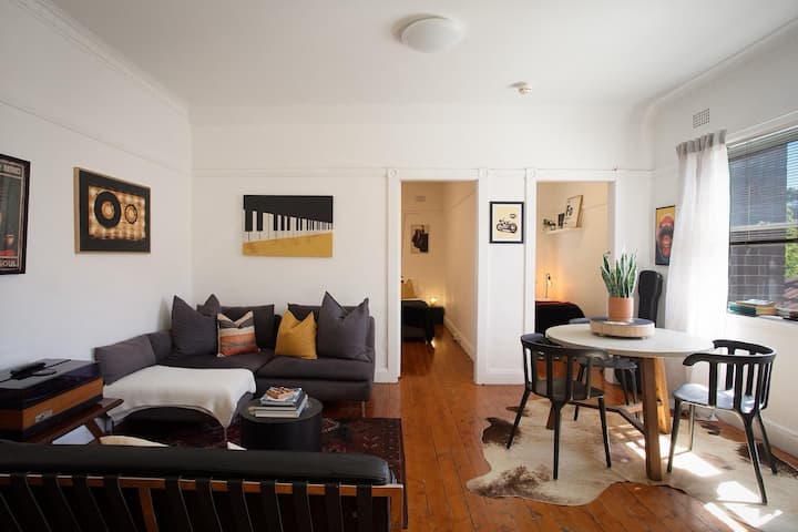 Vinyls & Waves - 2br Opposite Bondi Beach - Bondi Beach