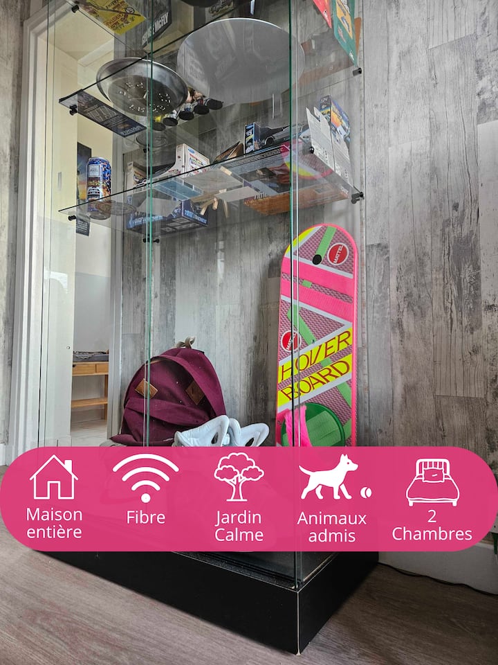 Maison Retour Vers Le Futur - 2 Chambres / Jardin - Cher