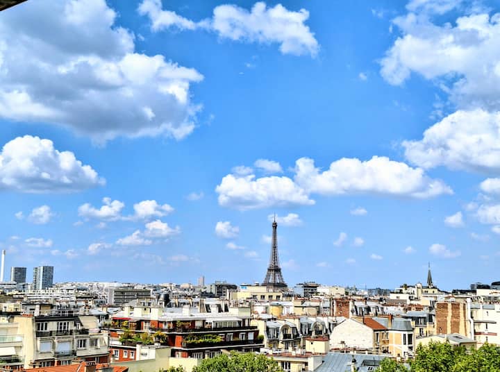 Vue Exceptionnelle Sur La Tour Eiffel - Paris