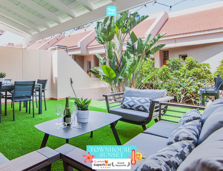 Townhouse Sunset - Pool Area, Chill Out And Bbq - Guía de Isora