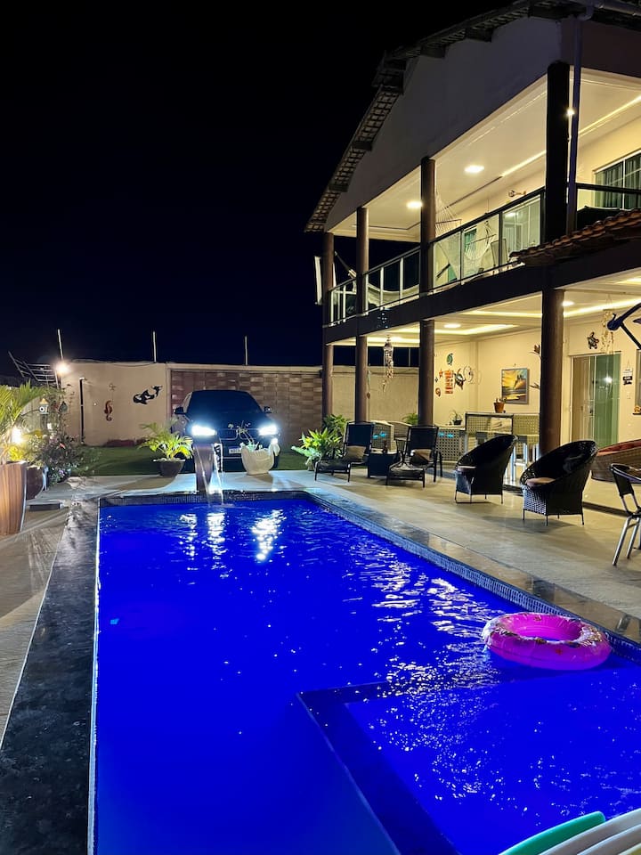 Casa Com Magnífica Vista Para Praia Do Atalaia - Salinópolis