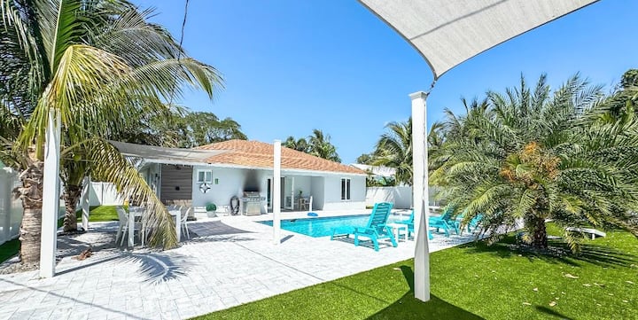 Coastal Splash / 4br Pool/golf Cart 5 Mins To Dt - Delray Beach, FL