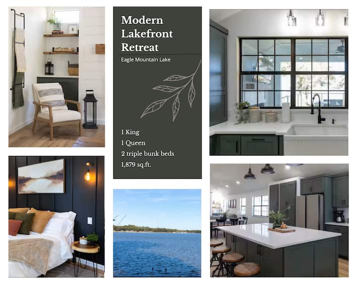 Modern Lakefront Retreat On Eagle Mountain Lake - Eagle Mountain, Azle