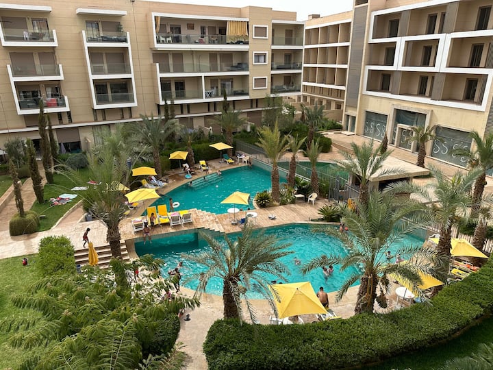 Pearl Garden-r32 Cosy Apt, Vue Sur Piscine - Marrakech