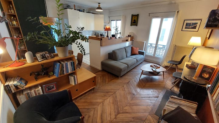 Paris 18e, Appartement Avec Grand Espace De Vie - París