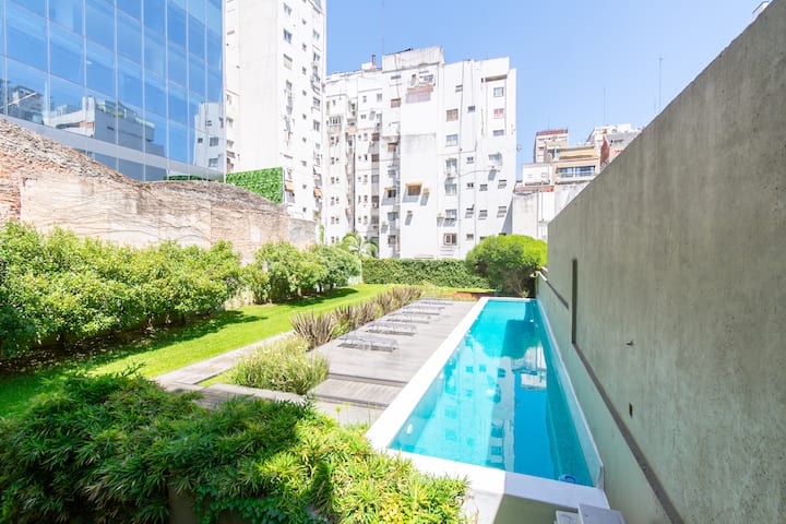 Awesome Palermo Apt W/garden+pool+bbq+sec+balcony - Buenos Aires