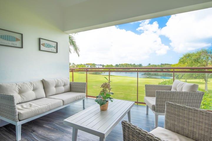 Golf View 3br In Cocotal | Pool & Clubhouse - Punta Cana