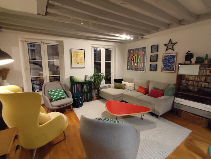 Duplex Familial Dans Le Marais - Quartier latin