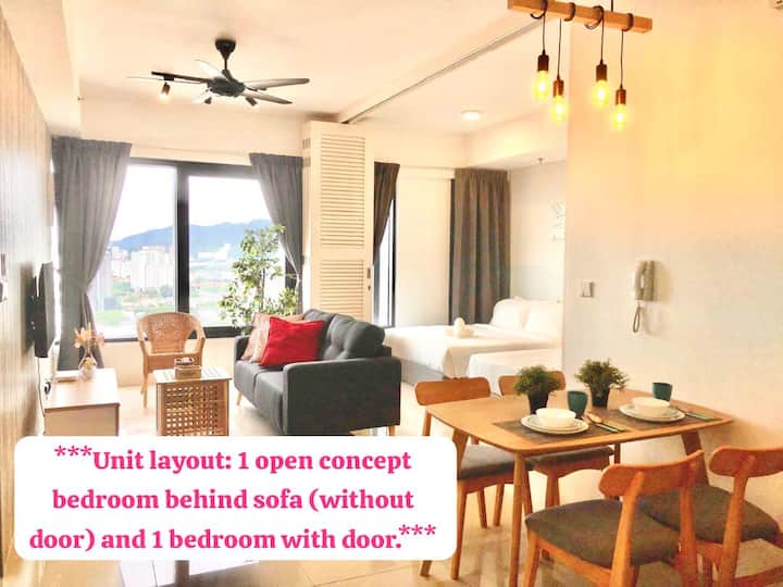 4 Queen Bed Hawker Food 218 Tropicana Macalister - George Town