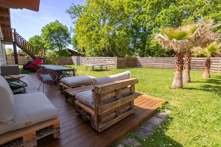 Maison Landaise 8/10 Pers. Proche Latécoère - Biscarrosse Plage
